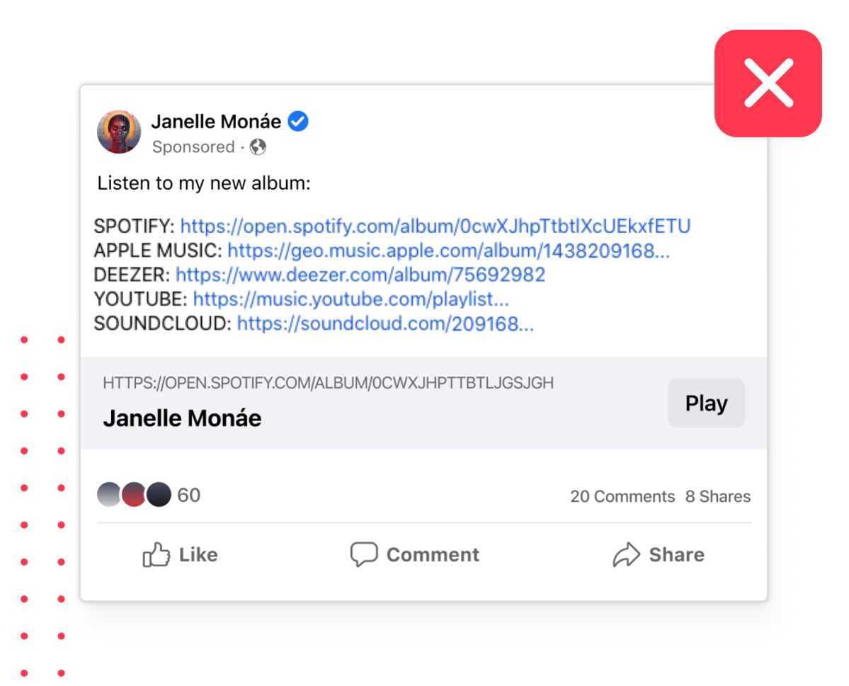 Bring all of your music links together in seconds | Linkfire
